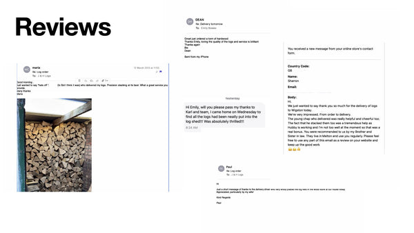 J&H Logs | Seasoned Hardwood Logs | Delivered in and around Grantham ...