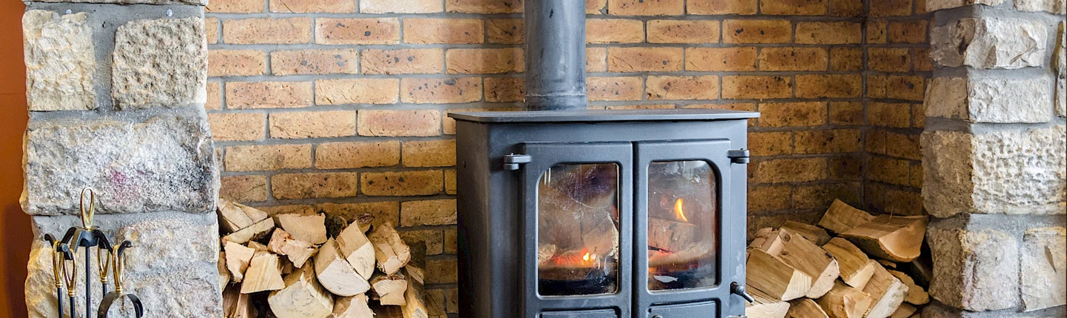 Superior Logs for Double Door Log Burners | J&H Logs Grantham — J & H Logs