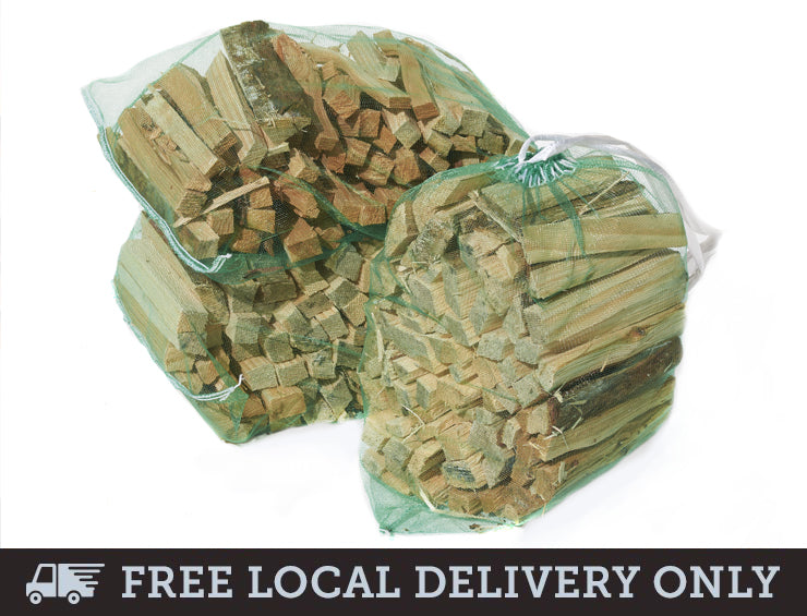 J&H Logs | Kindling - Net Bag | Delivered FREE to your home — J & H Logs